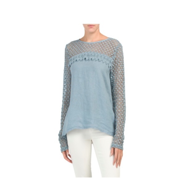 Francesca Bettini | Tops | Nwt Puro Lino Francesca Bettini Made In ...